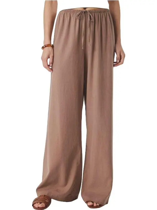 Splendid Valerie Wide Leg Pants - Natural