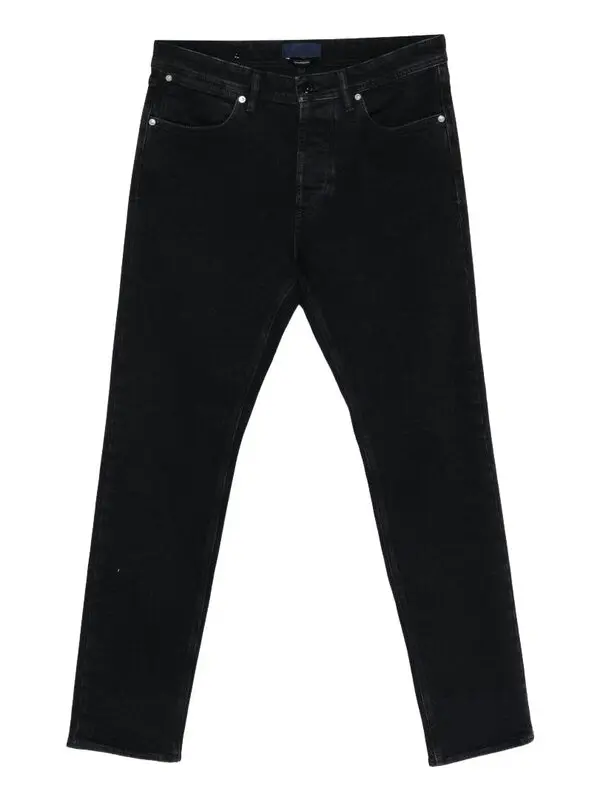 Stone Island Denim Cotton Jeans - Black