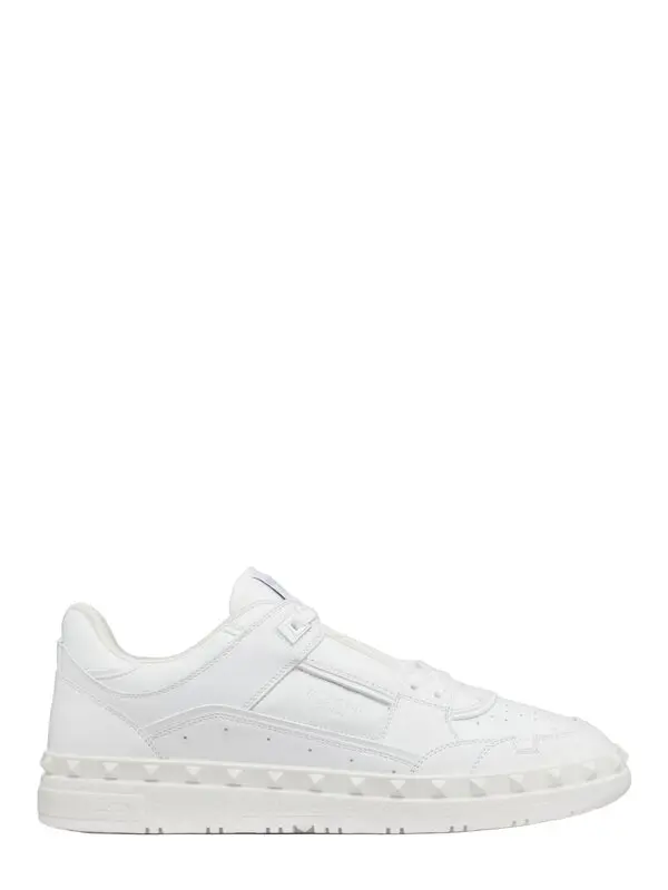 Valentino Garavani Freedots Leather Sneakers - White