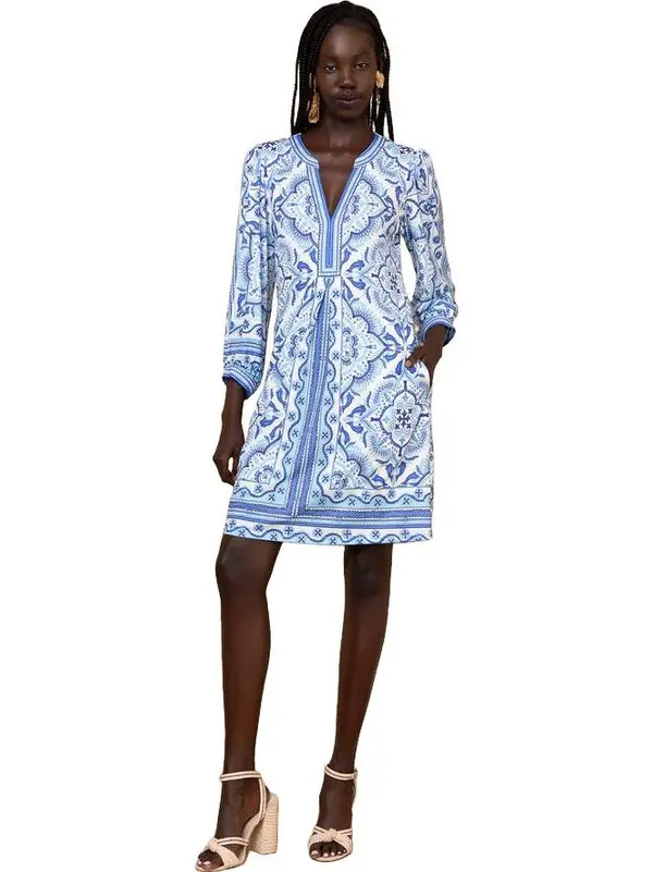 Hale Bob Miller Jersey Dress - Blue