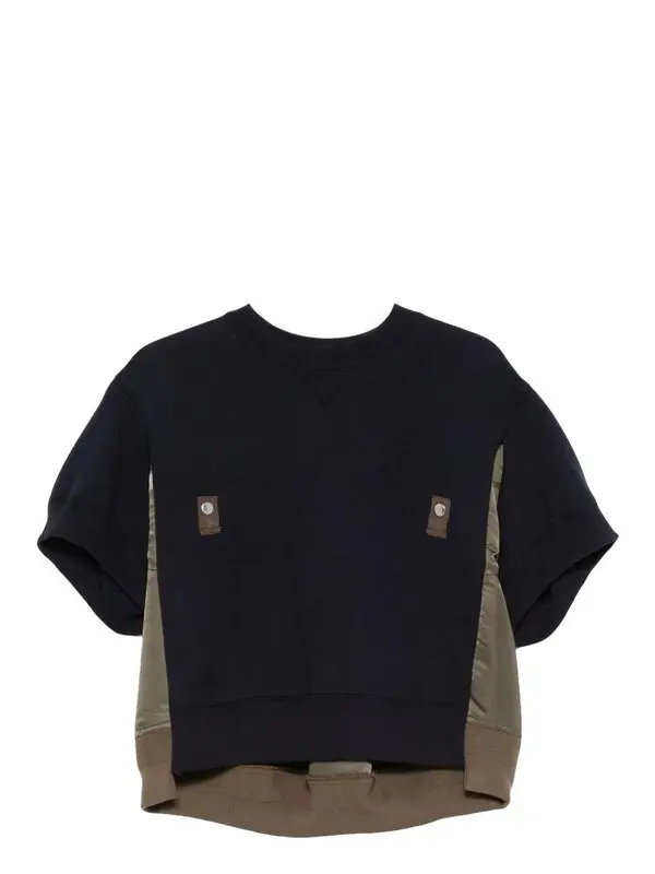 Sacai Cotton Blend Sweater - Green