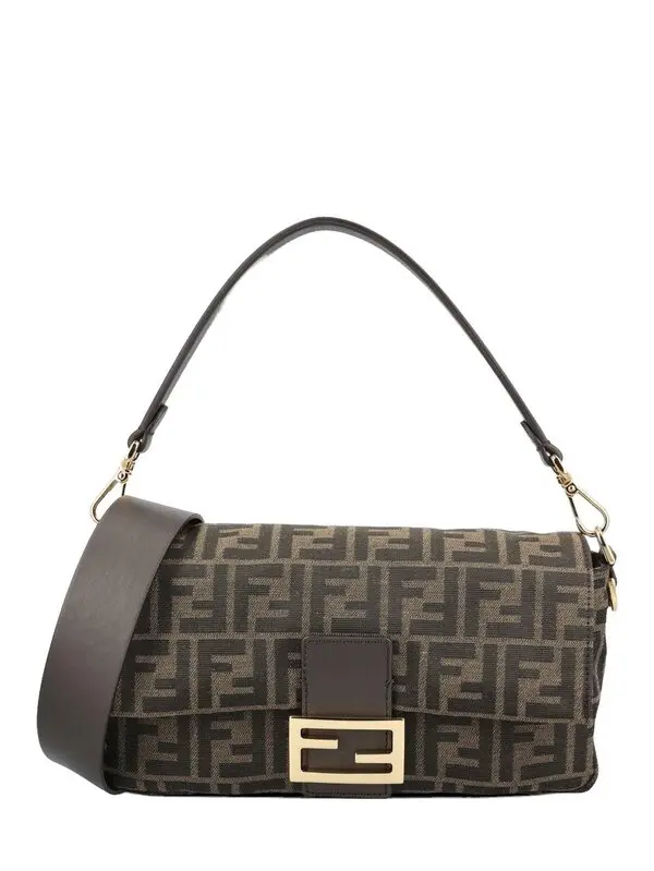 Fendi Baguette Crossbody Bag - Brown