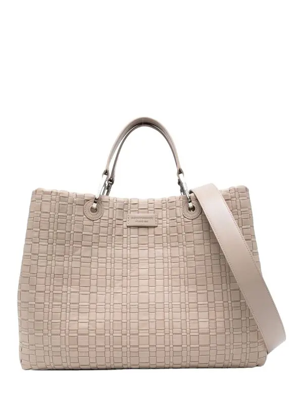 Emporio Armani Medium Shopper Tote - Grey