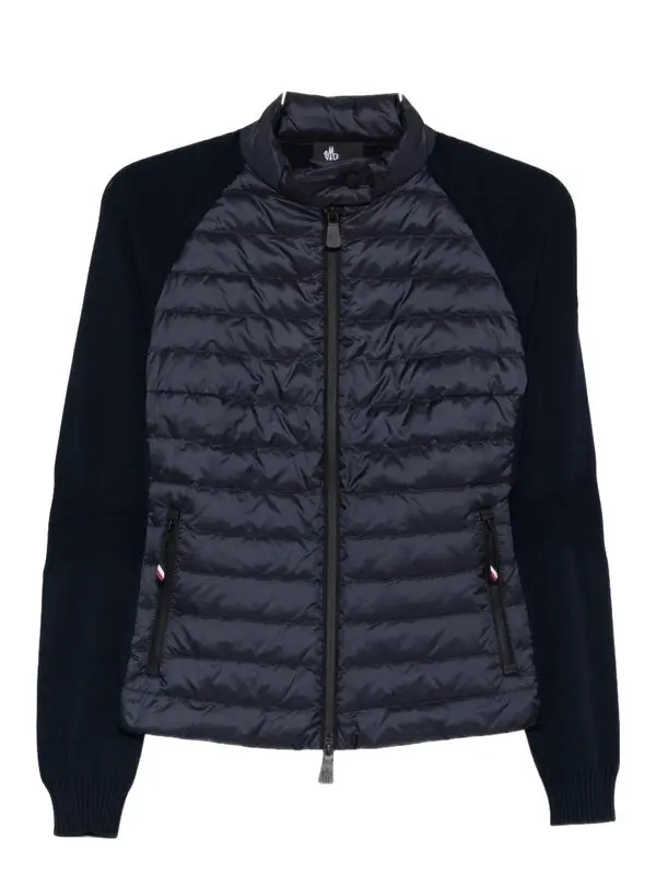 Moncler Padded Cardigan - Blue