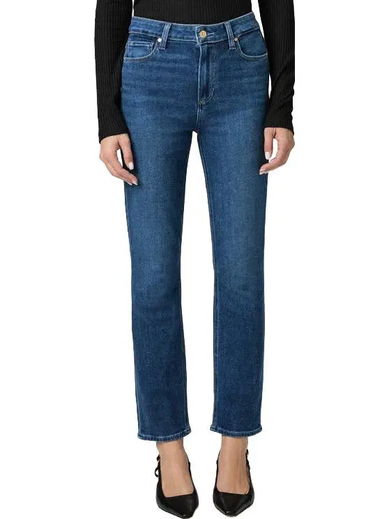 Paige Cindy High-waist Ankle Straight Leg Jeans - Aerial