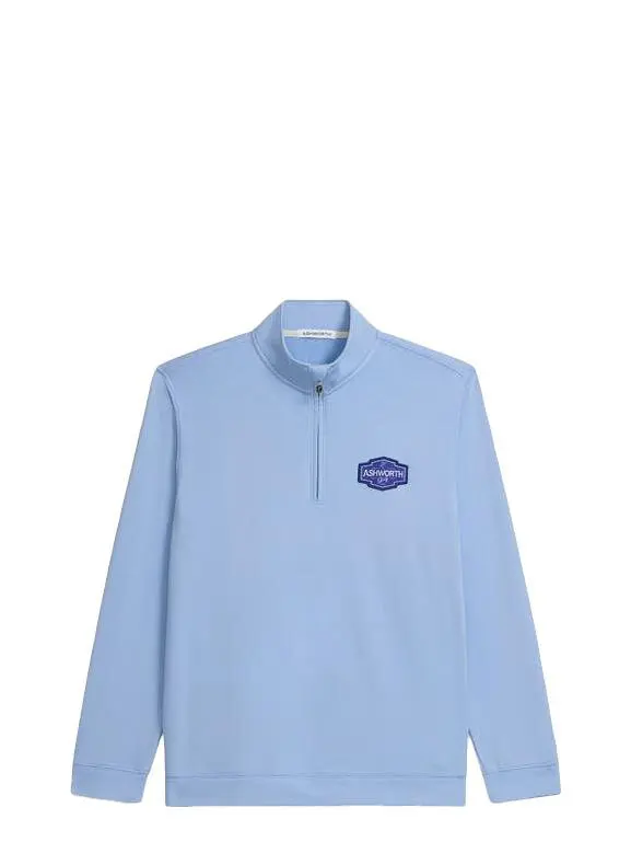 ASHWORTH GOLF Vintage 1/4 Zip - Chambray