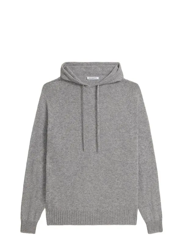 ASHWORTH GOLF Cashmere Hoodie - Silver