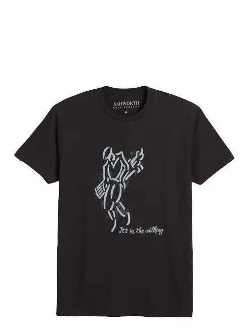 ASHWORTH GOLF Golfman Walking Tee - Black/grey
