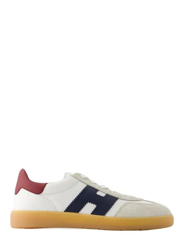 Hogan H647 Leather Sneakers - White