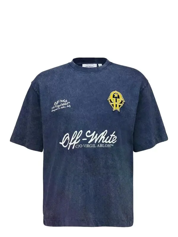 Off-White Logo-print T-shirt - Blue