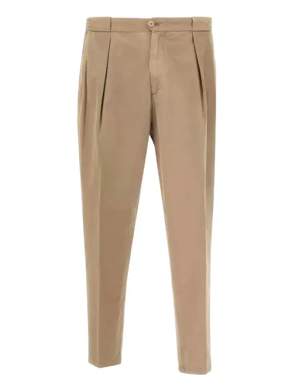 BRIGLIA 1949 Pleated-front Trousers - Neutrals