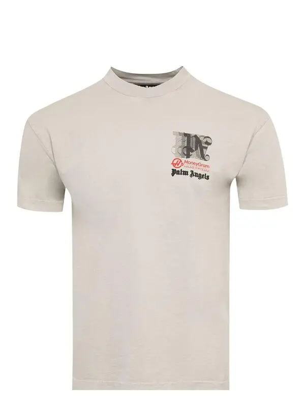 Palm Angels Paxhaas Racing Club Tee - Grey