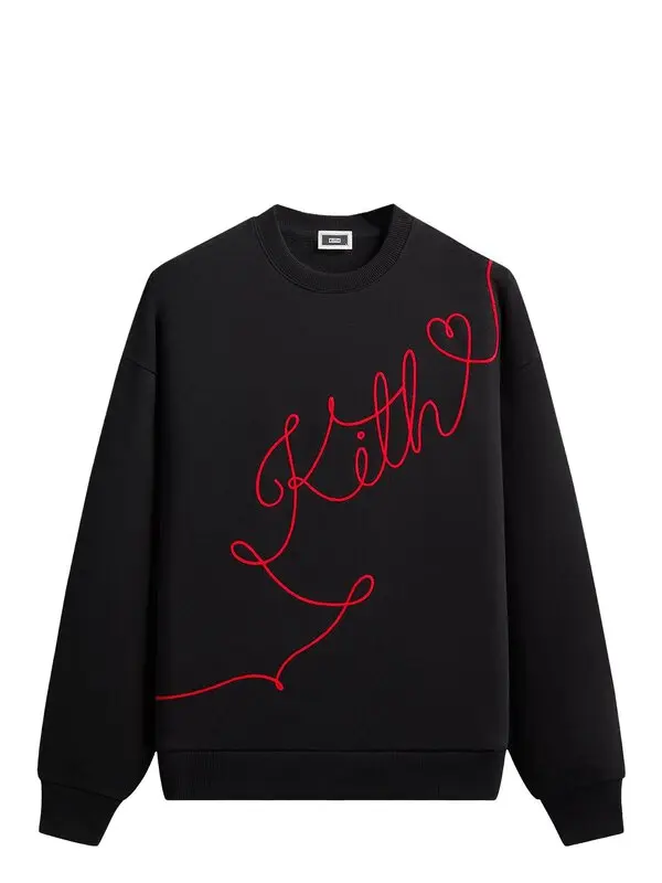 Kith Thread Of Fate Nelson Crewneck - Black