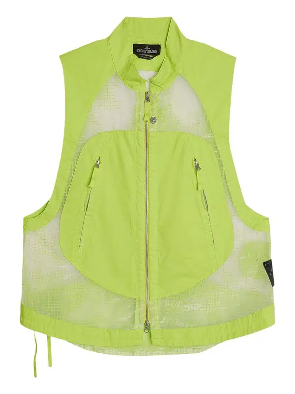 Stone Island Devore Vest - Green