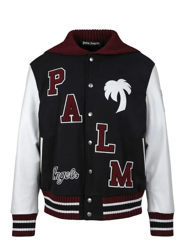 Palm Angels Varsity Jacket - Blue