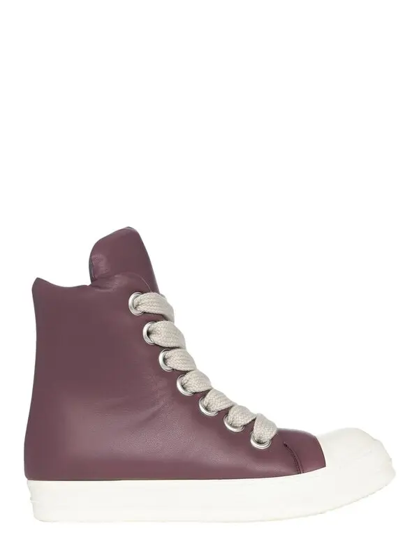 Rick Owens Jumbo Lace Padded Ramones High-top Sneakers - Purple
