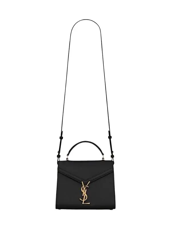 Saint Laurent Cassandra Mini Top Handle - Black