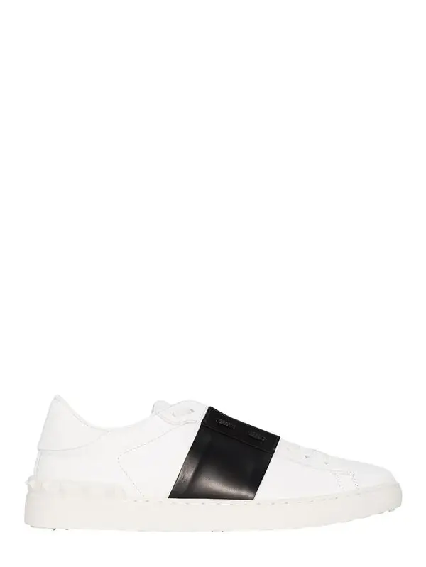 Valentino Garavani Open Leather Sneakers - White