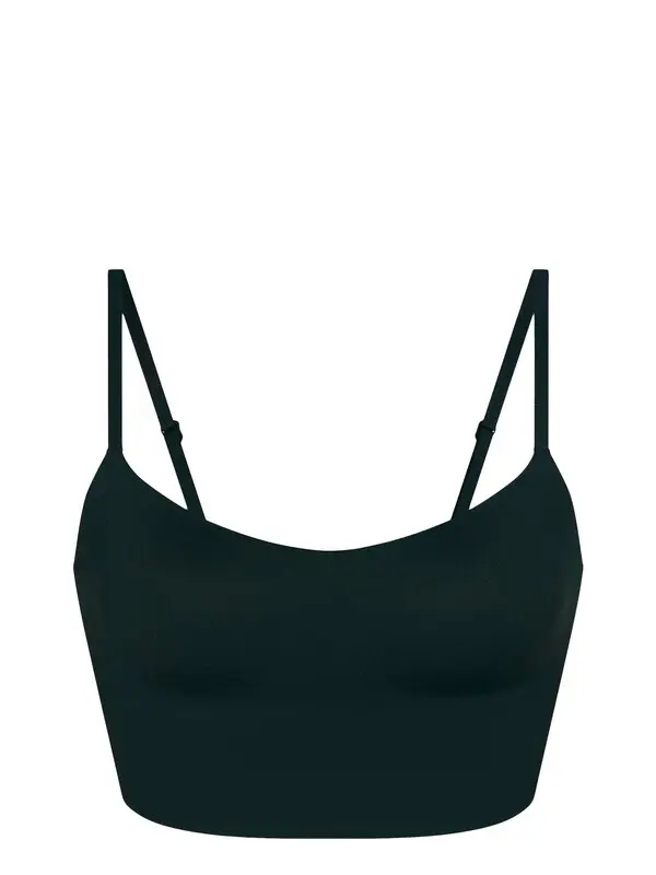 NIKESKIMS Matte Cami Longline Bra 'dark Teal/dark Teal - Blue