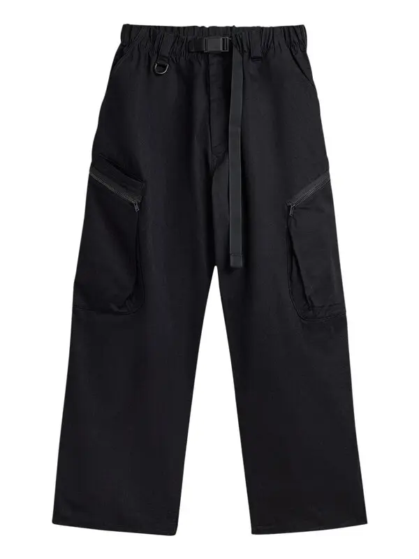 Y3 Ut Twill Cargo Pants - Black
