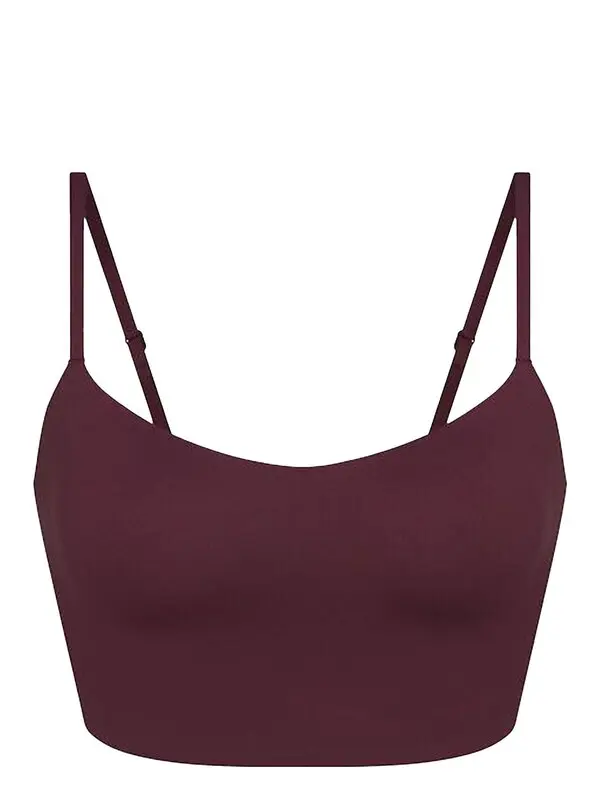 NIKESKIMS Matte Cami Bra Top - Red