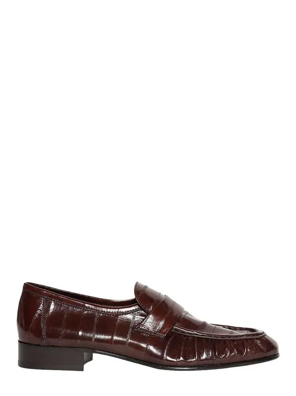 THE ROW Soft Loafer - Brown