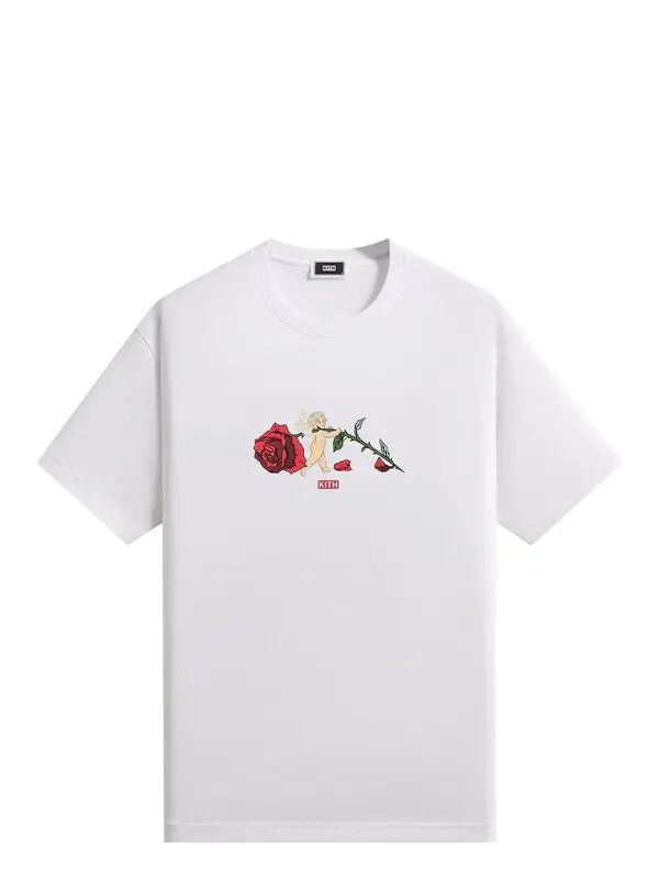 Kith Cupid Rose Tee - White