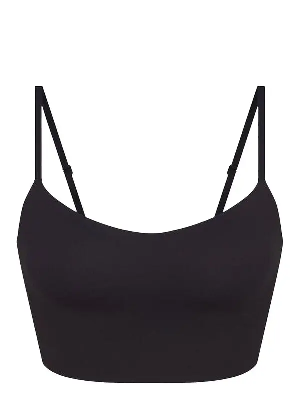 NIKESKIMS Matte Cami Bra Top - Black