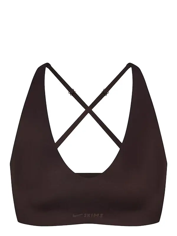 NIKESKIMS Shine V-neck Bra 'phoenix - Brown