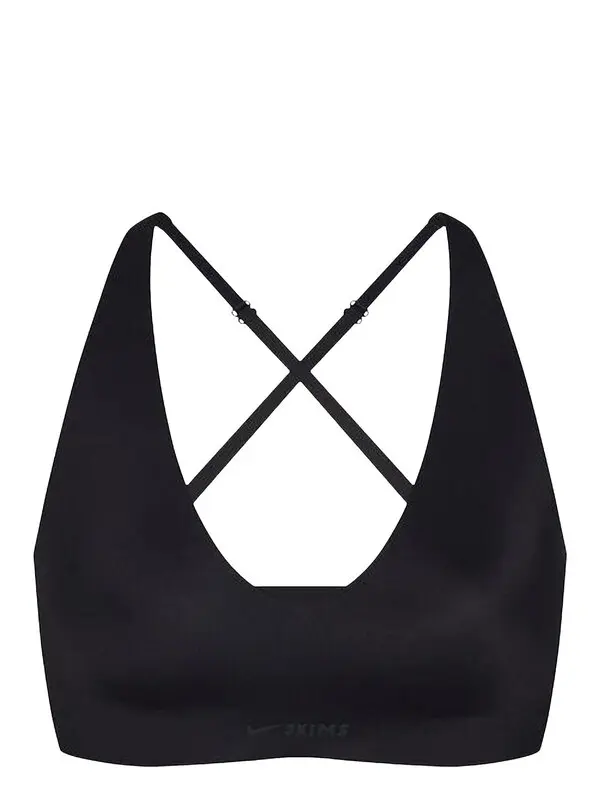 NIKESKIMS Shine V-neck Bra - Black