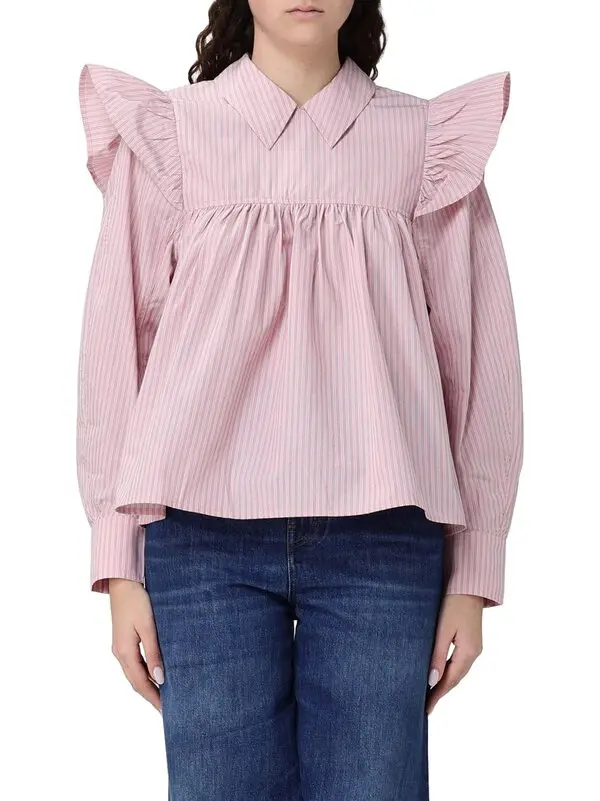GANNI Shirt - Pink