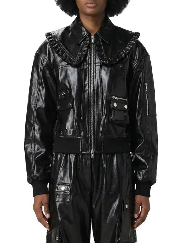 GANNI Bomber Jacket - Black