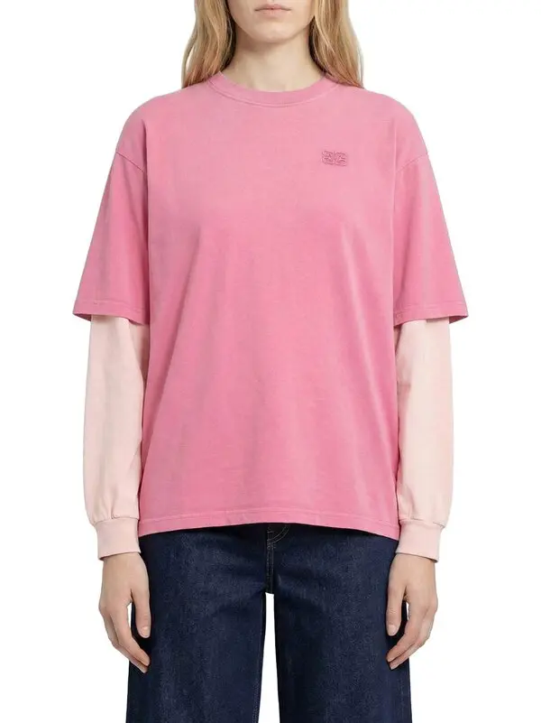 GANNI T-shirt - Pink