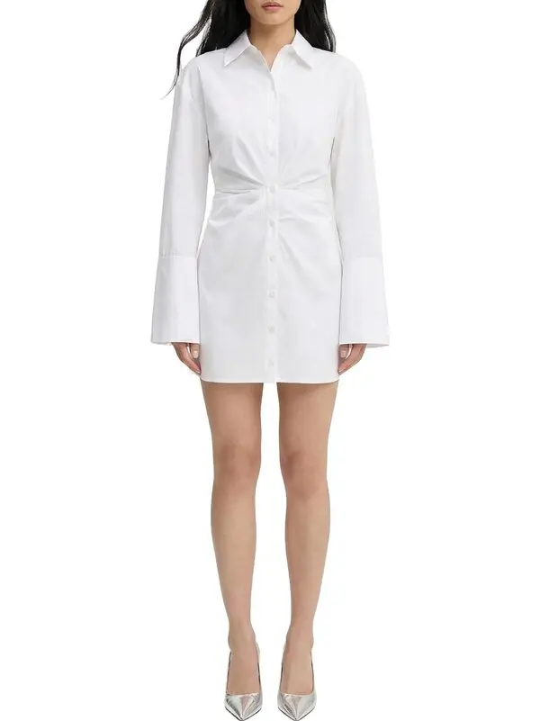 ROTATE BY BIRGER CHRISTENSEN Shirt Dress - White