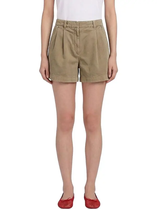 Brunello Cucinelli Pleated Shorts - Rope