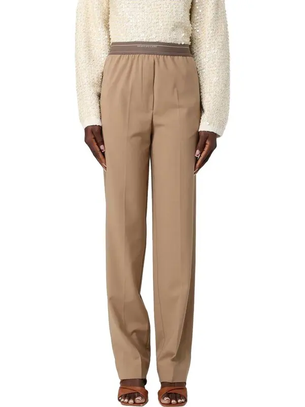 SEMICOUTURE Straight Leg Trousers - Rope