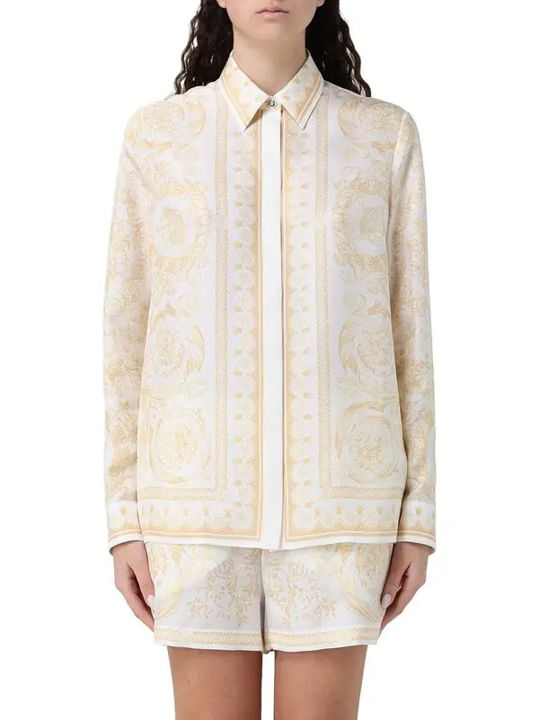 Versace Printed Shirt - Gold