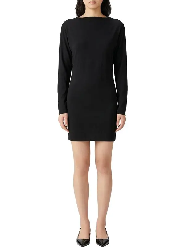 Jacquemus Viscose Blend Mini Dress - Black