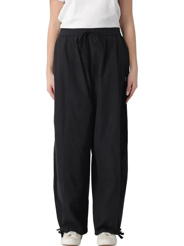 Kenzo High-waisted Wide-leg Trousers - Black