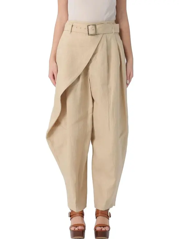 Polo Ralph Lauren Asymmetrical Belted Pants - Brown