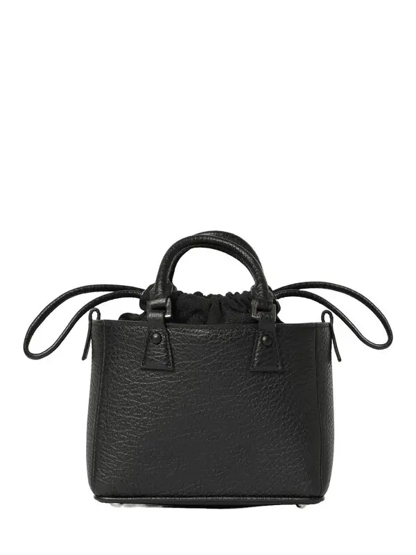 MAISON MARGIELA 5ac Mini Grained Leather Bag - Black