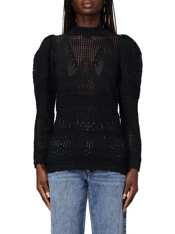 Isabel Marant Étoile Crochet Knit Top - Black