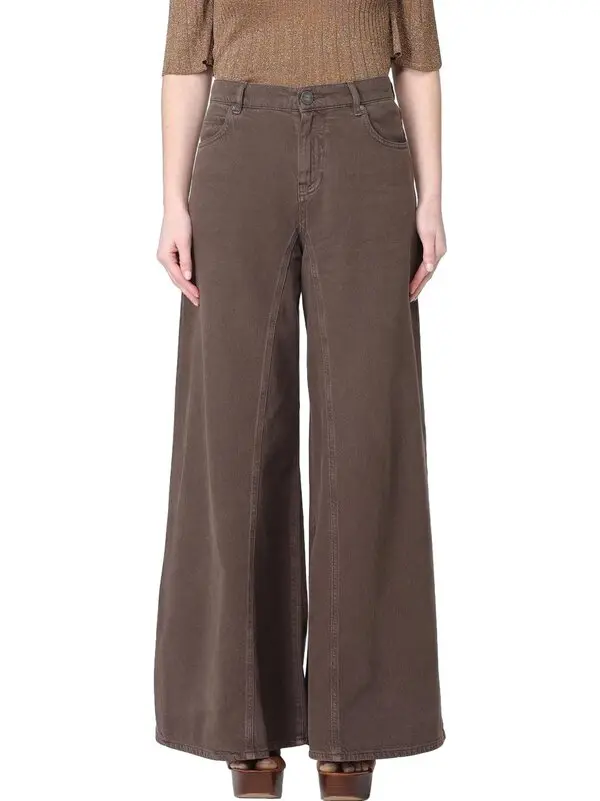 Pinko Wide Leg Jeans - Brown