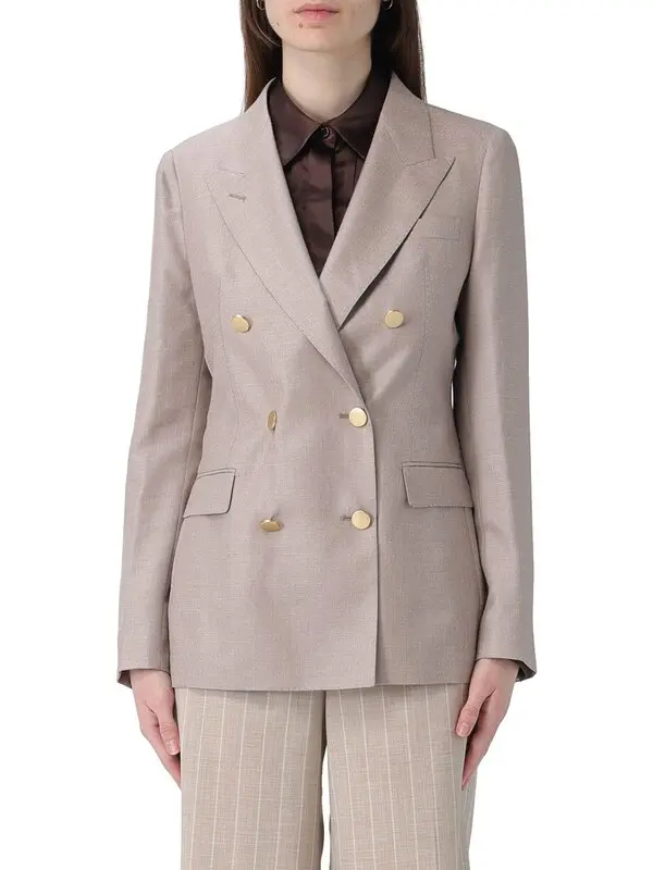 Tagliatore Double Breasted Jacket - Grey