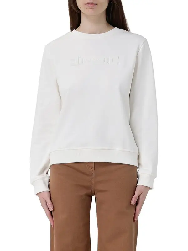 Elisabetta Franchi Pullover Sweatshirt - Ivory