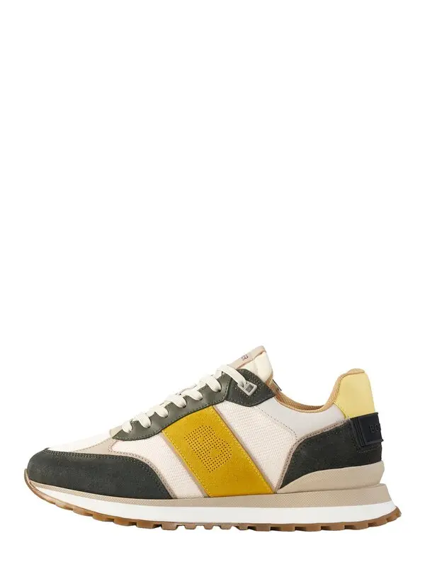 Bogner Newport Sneakers - Dark Green/yellow/white