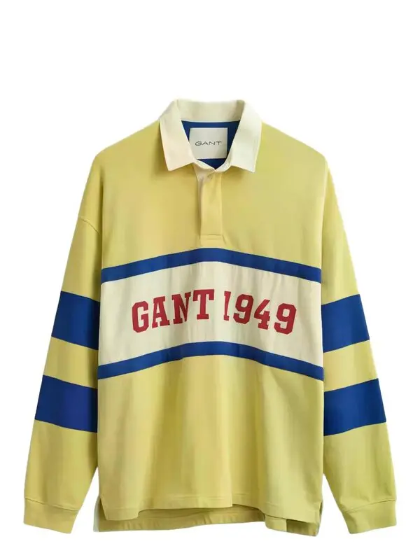 Gant Heavy Rugger Polo Shirt - Yellow