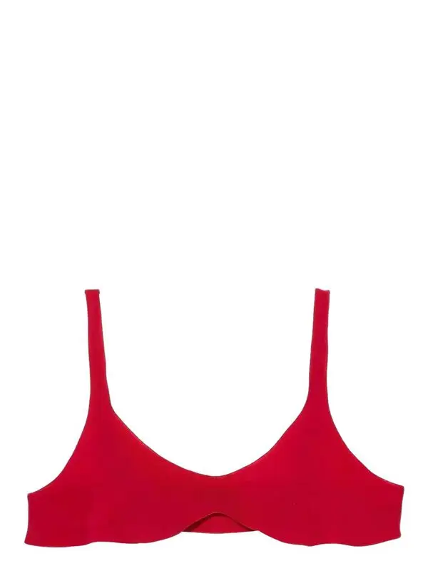 Prada Crepe De Chine Top - Red