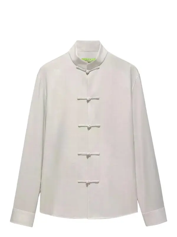 Shanghai Tang Long Sleeve Shirt - White