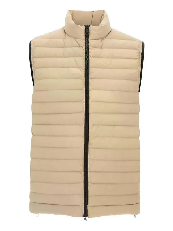 Peuterey Quilted Zip Vest - Neutrals